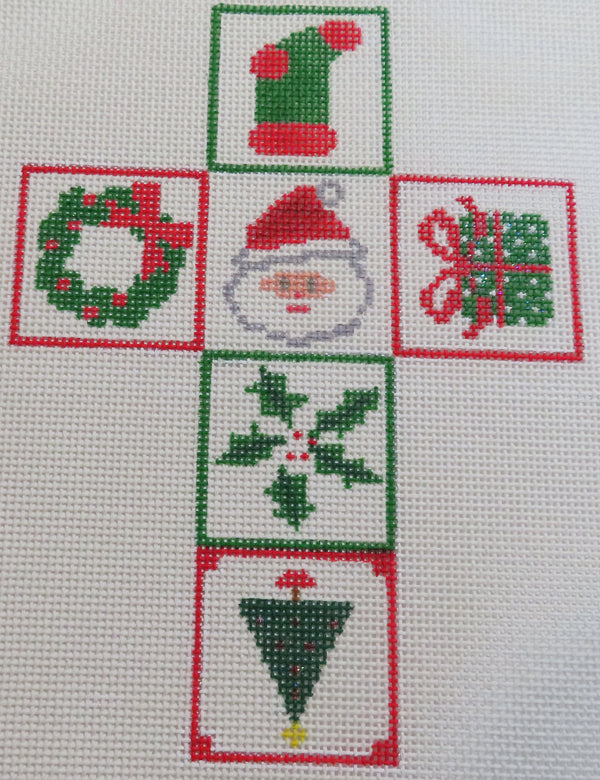 Christmas Cube Box - Stitchen Time